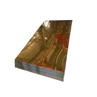 China Yongsheng 1000mm Mirror Polished Rose Gold Aluminium Sheet for Reflector 2021 for sale