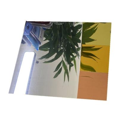 China Silver Colored 0.2mm Clear Mirror Aluminum Sheet 3mm to 3000mm Width for sale