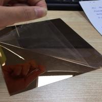 China Silver Colored 0.2mm Clear Mirror Aluminum Sheet 3mm to 3000mm Width for sale