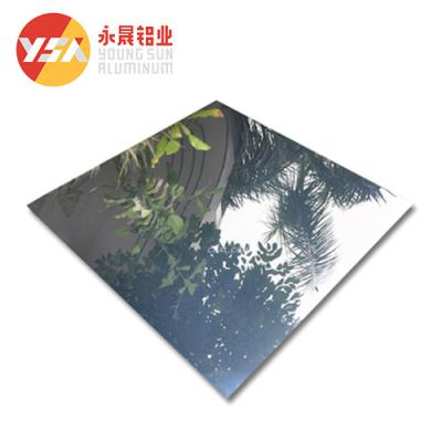 China High Reflective Clear Polished Mirror Finish Aluminium Plate 1060 0.5mm for sale