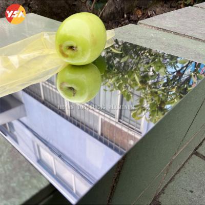 China Anodized Aluminum Mirror Finish Sheet 3mm 900x800mm Large Size Polished for sale