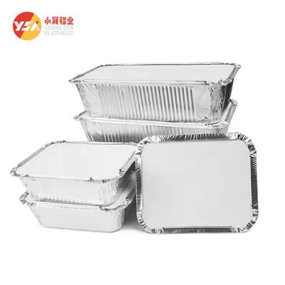 China Reusable Eco-Friendly Aluminum Foil Pan 20-200 Mic Thickness 2.25lb Capacity for sale