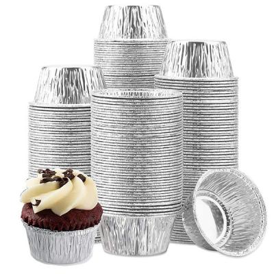 China Disposable Aluminum Foil Tart Pan 200ml 260ml Baking Cups for Egg Tart Cake for sale