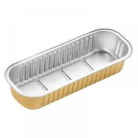 China Aluminum Foil Rectangular Bread Baking Pan 1000ml Disposable Food Container for sale