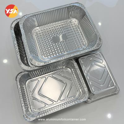 China Full Size Aluminum Foil Steam Table Pan Shallow Medium Deep 2.5 Inch Depth with Lids for sale