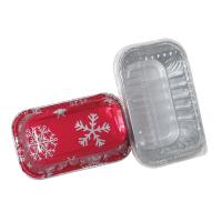 China Aluminum Foil Mini Loaf Pans with Lids 1lb Small Tin Foil Bread Pan for sale