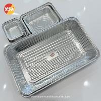 China Large Rectangular Aluminum Foil Roasting Pan 47x33cm for Outdoor Party Cooking for sale