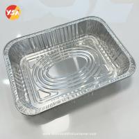 China Large Rectangular Aluminum Foil Roasting Pan 47x33cm for Outdoor Party Cooking for sale