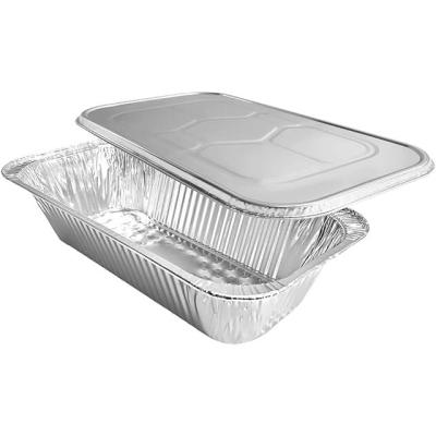 China Aluminum Foil Steam Table Pan with Lids 64 oz 100 Case Full Size 1 3 for sale