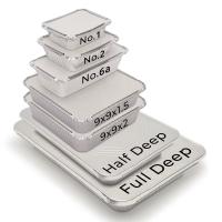 China Disposable Rectangular Aluminum Foil Lasagna Tray Hot Cold Food 8x6 Inch for sale