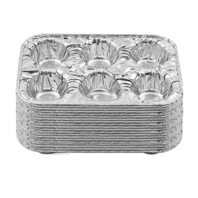 China Disposable 6 Cup Muffin Tins Nonstick Baking Pans for Cupcakes Mini Pies 30 Pack for sale