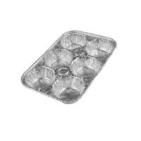 China Disposable 6 Cup Muffin Tins Nonstick Baking Pans for Cupcakes Mini Pies 30 Pack for sale