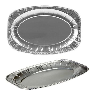 China Small Size Disposable Foil Casserole Pan for Air Fryer Oven 8x6 Inch for sale