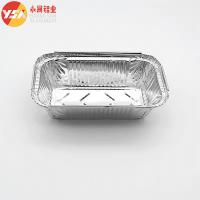 China Disposable Aluminum Foil Pan Containers 800ml Baking Sheets for Food Storage for sale