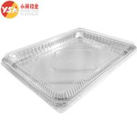 China Half Sheet Aluminum Cake Pan 13x18x1 Inch Disposable Baking Tray for Commercial Use for sale