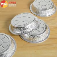 China Round Foil Pans with Lids 8 Inch Freezer Oven Safe Baking Roasting Disposable for sale