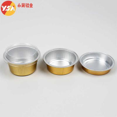 China Sealable Disposable Aluminum Foil Cup 15 25 35ml with Plastic Lids for sale