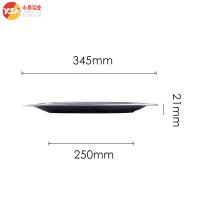 China Disposable Oval Aluminum Foil Tray 990ml 1400ml 2270ml Turkey Fish Grilling Pan Shallow Roast Container for sale
