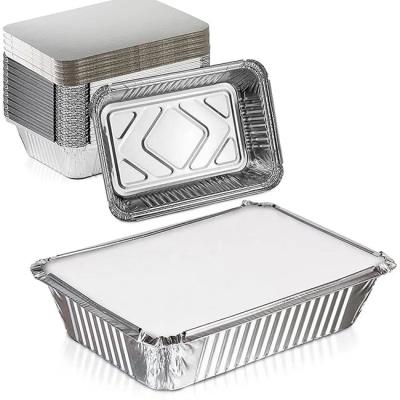 China Disposable Aluminum Foil Food Containers 30-600mm Length for Food Packaging for sale