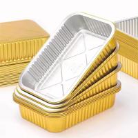 China 18oz 520ml Smooth Aviation Foil Container Aluminum Foil Lunch Box for sale