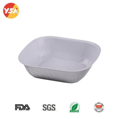 China Aluminum Foil Airline Food Container Takeaway Tray 250ml 500ml for sale