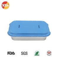 China Aluminum Foil Airline Food Container Takeaway Tray 250ml 500ml for sale