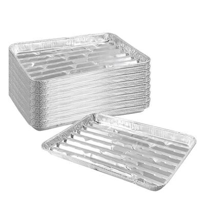 China Aluminum Steam Table Shallow Foil Pans Half Size Oblong 9 x 13 Inch Container for sale