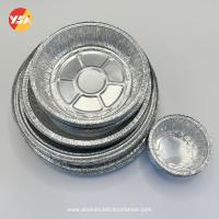 China 6 Inch Round Mini Pie Pan 12 Ounce Aluminum Foil Potpie Pans for Baking for sale