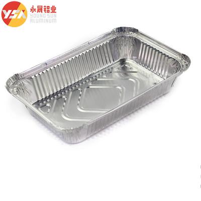 China Aluminum Container 210x140x38mm Serving Trays 800ml 1000 Pieces for sale
