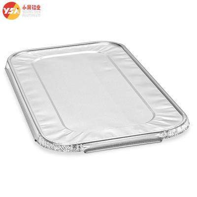 China Aluminum Foil Steam Table Pan Lid 1/3 Size 100 Count Rectangular Commercial for sale