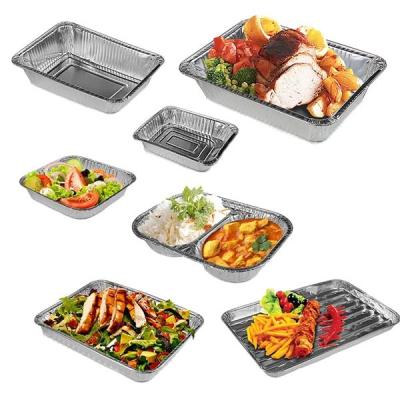 China Disposable Charcoal Aluminum Foil BBQ Grill Box for Household Outdoor Cooking 30x20cm for sale