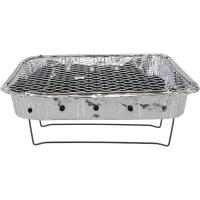 China Outdoor Mini Portable Instant Charcoal Grill 20x15cm Camping Picnic Tool for sale