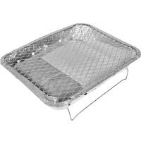 China Disposable Charcoal Grill Instant Barbecue 33x23cm Portable One Time Use for sale