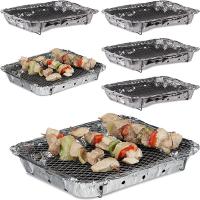 China Disposable Charcoal Grill Instant Barbecue 33x23cm Portable One Time Use for sale