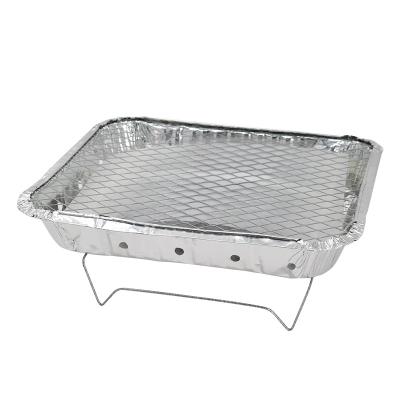 China Disposable Coal Grill 48x31x6cm Instant Mini Charcoal BBQ Grill for Outdoor Cooking for sale