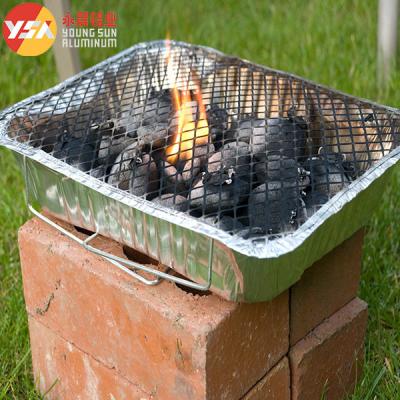 China Disposable BBQ Grill Single Use Instant Barbecue Grill 33x23cm Portable for sale