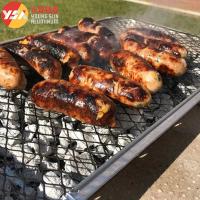 China Disposable BBQ Grill Single Use Instant Barbecue Grill 33x23cm Portable for sale