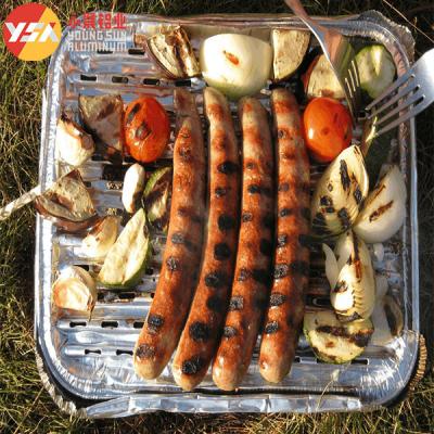 China 90 Minute Disposable Charcoal BBQ Grill Portable Outdoor Barbecue 28x18cm for sale