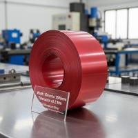China Red Aluminum Strip Coil 10mm-1500mm Width ±0.2mm Tolerance Alloy 1050 1060 1100 for sale