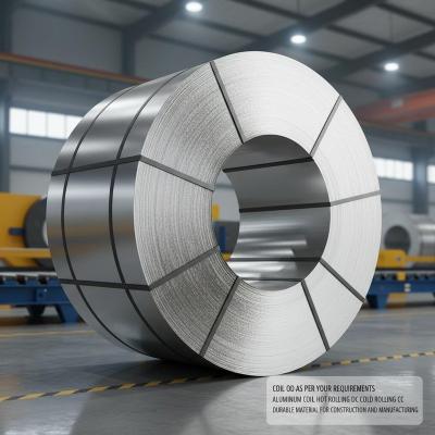 China Yongsheng Aluminum Strip Coil 1060 1100 Alloy 508mm ID Heat Sink Fin Stock for sale