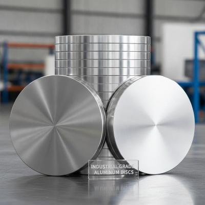China Circle Aluminum Circle Disc Hot Rolled DC Cold Rolled CC Material Process Precision Manufactured Metal Disc for Industrial for sale