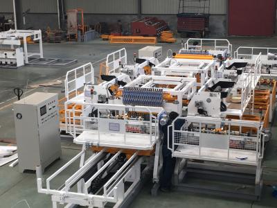 China Fully 500mm Automatic Wire Mesh Welding Machine For Goods Pallet Rack Solution for sale