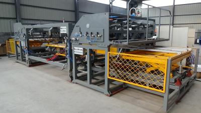 China 8 + 6 + 8mm Double Wire Fence Panel 380v Wire Mesh Welding Machine for sale
