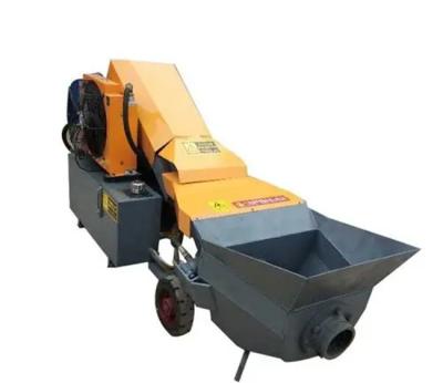 China Electric And Diesel Power Portable Concrete Mixer Pump With Pipes for sale