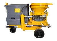 China Yellow Small Shotcrete Machine Movable Shotcrete Spraying Machine for sale