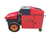 China Vertical Portable Mini Concrete Pump Red Mini Pump Concrete Pumping for sale