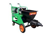 China Hydraulic ISO9001 Plaster Mixer Machine Movable Plunger Green for sale