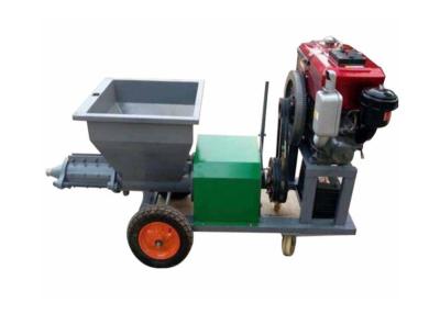 China Diesel Stucco Plaster Machine Mortar Plastering Machine 3M3/H Flow for sale