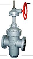 China High Pressure Flat Plate Gate Valve For Discharging Slag DIN 3352 GS-C25 DN700 PN100 Flange End for sale