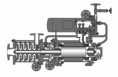 China Single Stage Pump And Multi Stage Pump Canned Type Pump 400m Lift for sale